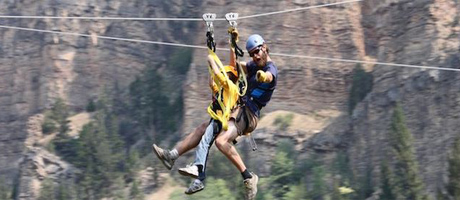 Zipline Adventures In Montana Destination Montana Yellowstone Zipline ...