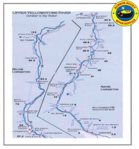 Yellowstone River Map | Destination Montana