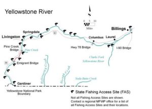 yellowstone-river-map | Destination Montana