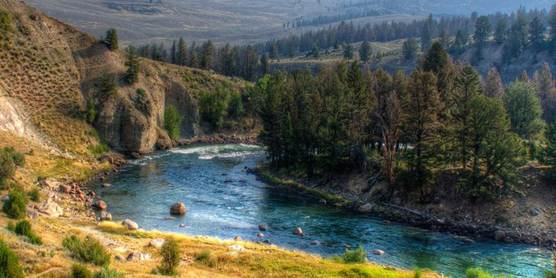 Yellowstone River Big Timber Montana