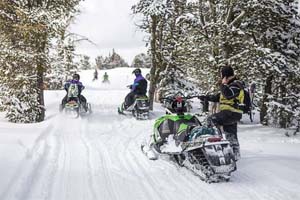 Snowmobile big sky MT | Destination Montana