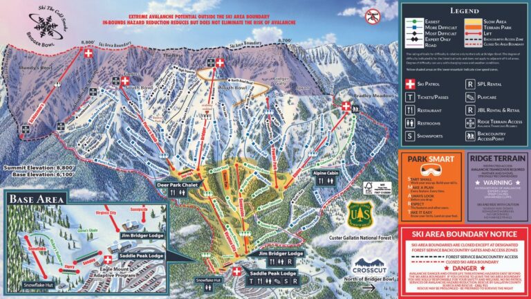 Bridger-Bowl-Trail-Map | Destination Montana
